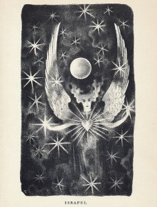An illustration of Edgar Allan Poe’s poem Israfel by Hugo Steiner-Prag ...